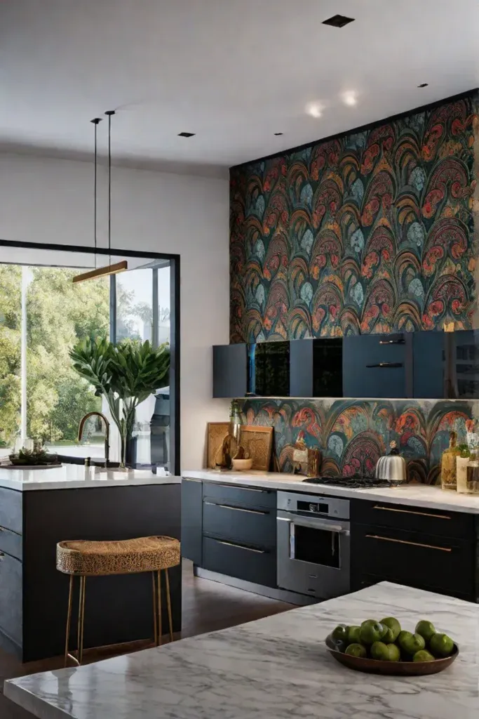 5 Ways to Transform Your Kitchen Wallpaper Texture and Pattern - Nancys ...