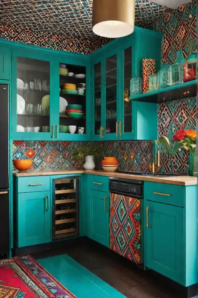 Exploring Bold and Unexpected Kitchen Cabinet Colors - Nancys Home